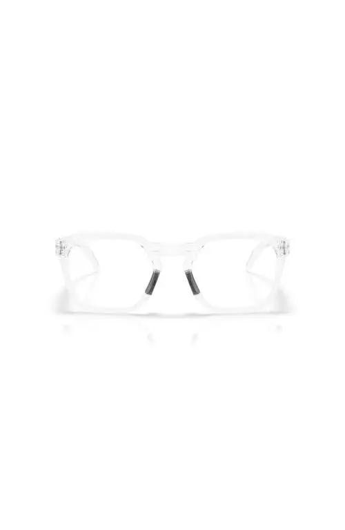 Oakley 52mm Square Full Rim Optical Glasses - Transparent