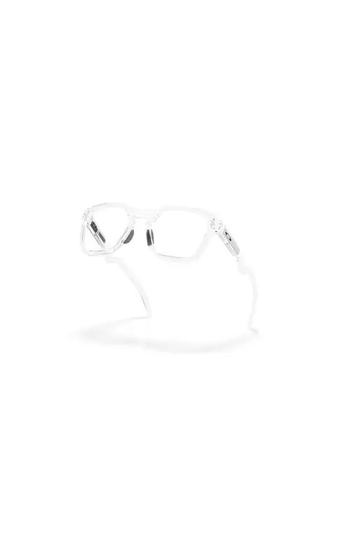 Oakley 52mm Square Full Rim Optical Glasses - Transparent