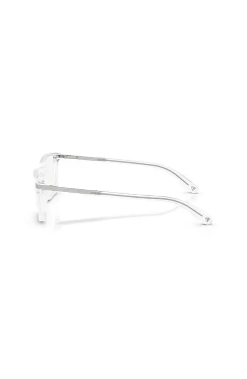 Brooks Brothers Rectangle Full Rim Eyeglasses - Transparent