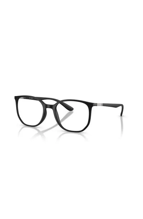 Ray-ban 50mm Irregular Optical Glasses - Black