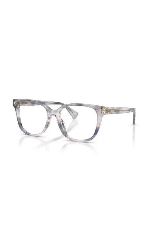 Ralph Lauren 52mm Square Full Rim Eyeglasses - Tortoise