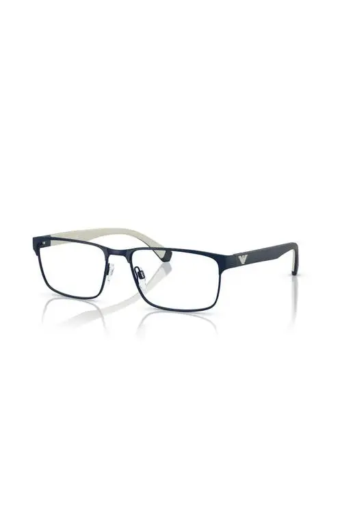 Emporio Armani 58mm Rectangle Optical Glasses - Blue
