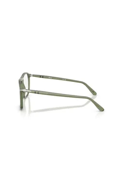 Persol 54mm Square Full Rim Eyeglasses - Green