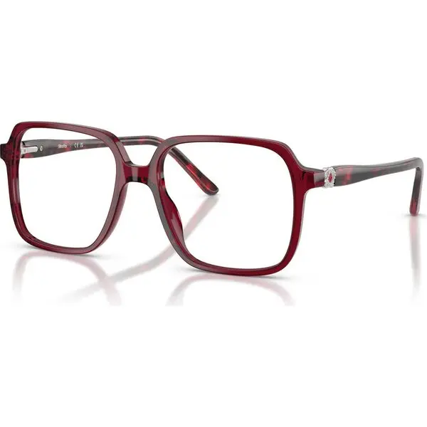 SFEROFLEX 55mm Square Optical Glasses - Red