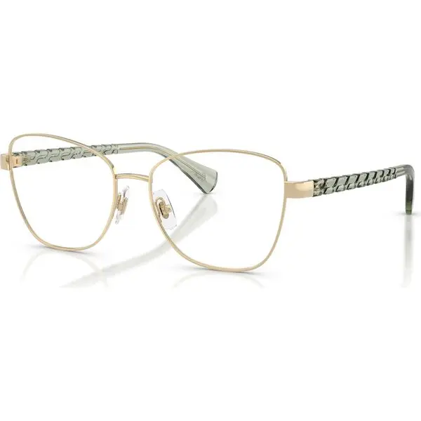 Ralph Lauren 53mm Irregular Eyeglasses - Gold/brown