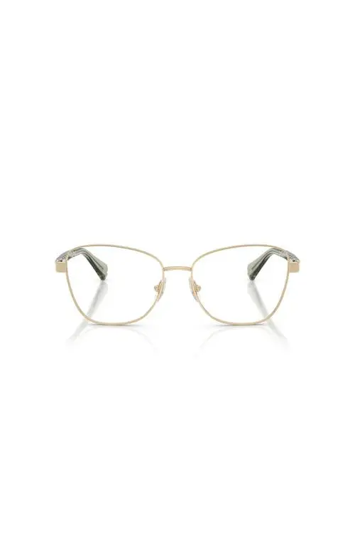 Ralph Lauren 53mm Irregular Eyeglasses - Gold/brown
