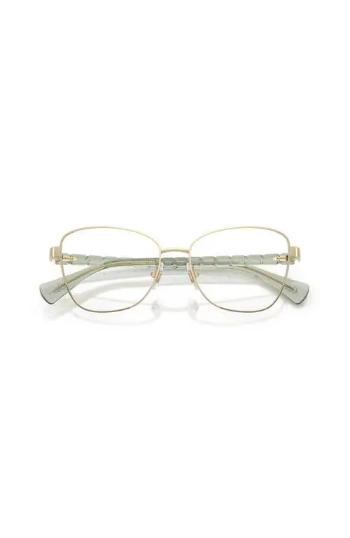 Ralph Lauren 53mm Irregular Eyeglasses - Gold/brown