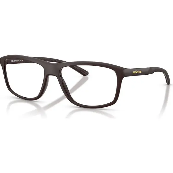 ARNETTE 57mm Rectangle Eyeglasses - Brown