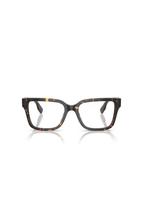 Tory Burch 53mm Square Eyeglasses - Tortoise