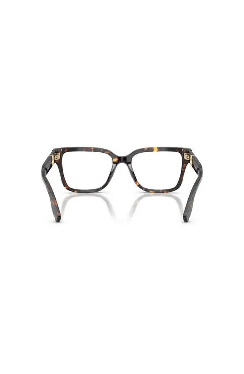 Tory Burch 53mm Square Eyeglasses - Tortoise