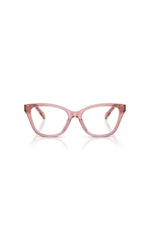 Tory Burch 53mm Cat Eye Optical Glasses - Pink