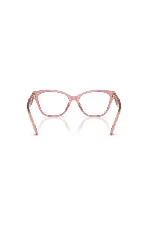 Tory Burch 53mm Cat Eye Optical Glasses - Pink