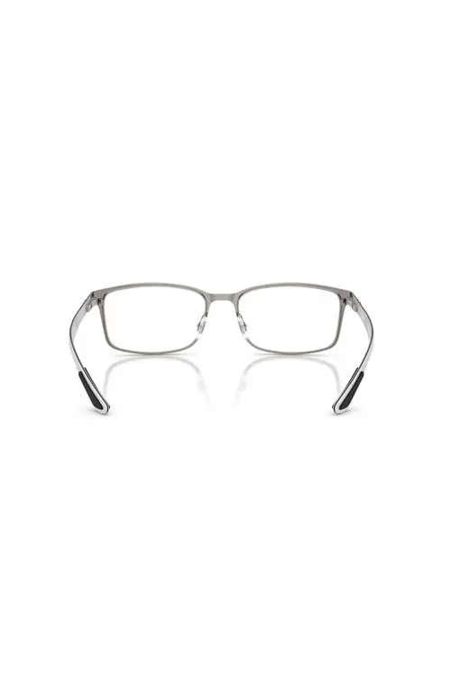 Ray-ban 55mm Rectangle Eyeglasses - Grey