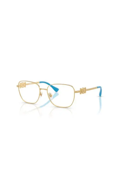 Versace 50mm Phantos Eyeglasses - Gold