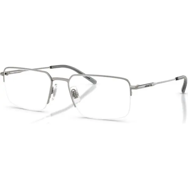 ARNETTE 56mm Rectangle Optical Glasses - Grey