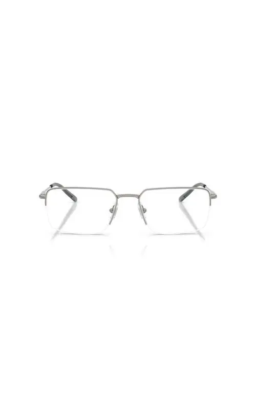 ARNETTE 56mm Rectangle Optical Glasses - Grey