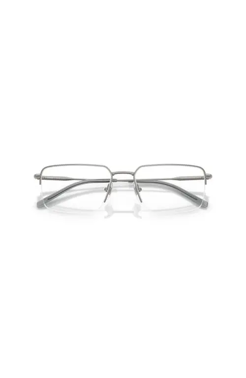 ARNETTE 56mm Rectangle Optical Glasses - Grey