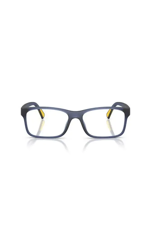 Polo Ralph Lauren 58mm Rectangle Optical Glasses - Blue