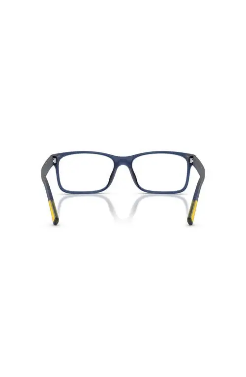Polo Ralph Lauren 58mm Rectangle Optical Glasses - Blue