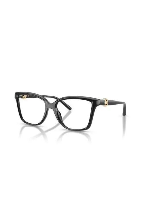 Michael Kors 54mm Square Full Rim Optical Glasses - Black