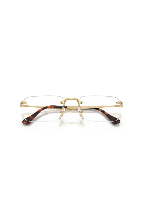 Persol 55mm Rectangle Optical Glasses