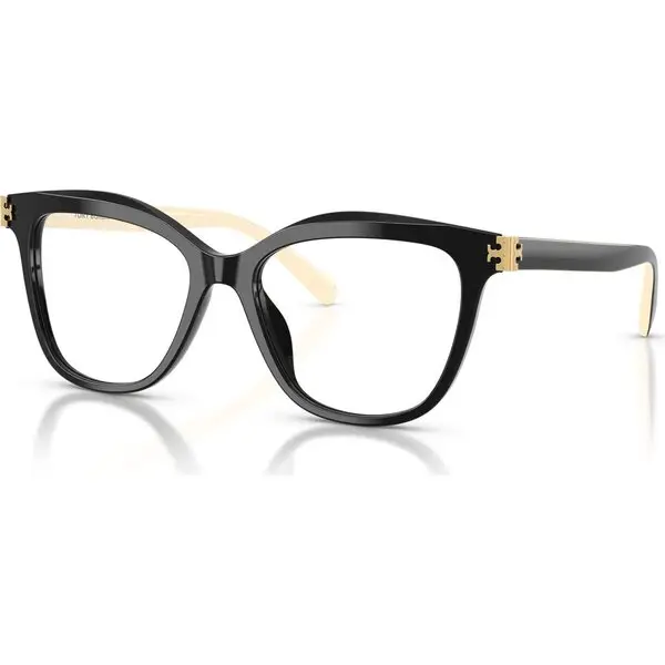 Tory Burch 54mm Cat Eye Optical Glasses - Black