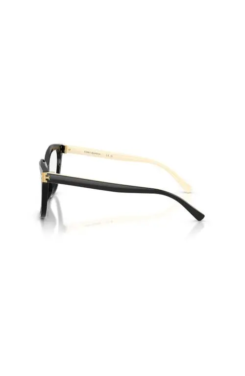 Tory Burch Cat Eye Optical Glasses - Black