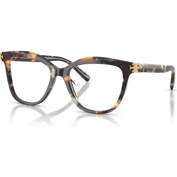 Tory Burch 54mm Cat Eye Optical Glasses - Tortoise