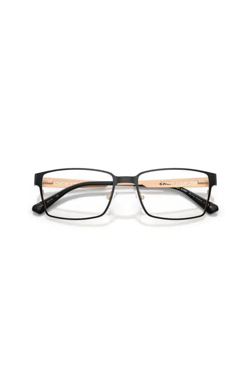 Michael Kors 56mm Full Rim Rectangle Eyeglasses