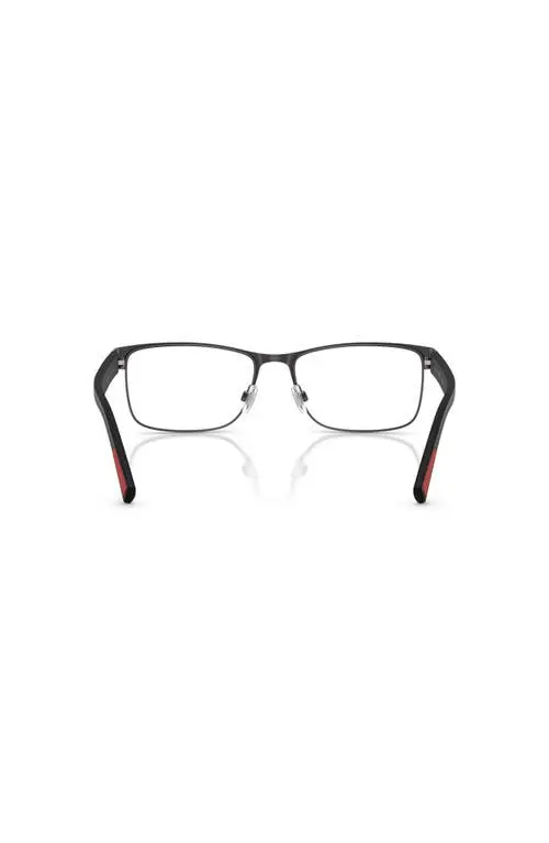 Polo Ralph Lauren 59mm Rectangle Optical Glasses - Grey