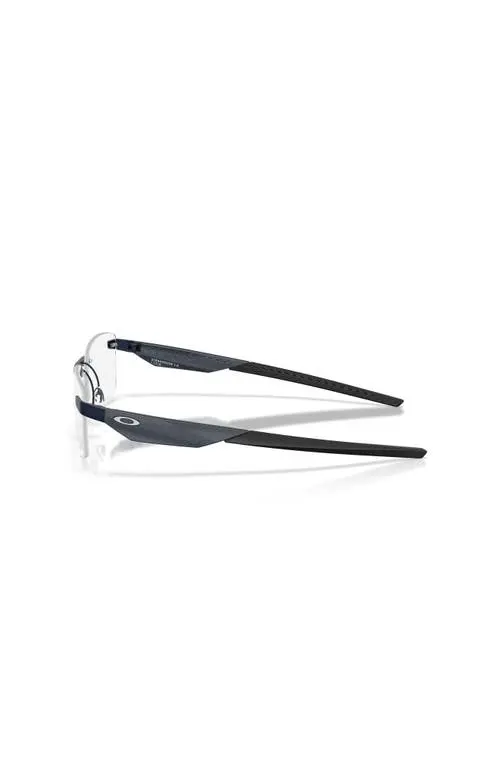 Oakley 55mm Rectangle Rimless Eyeglasses - Blue