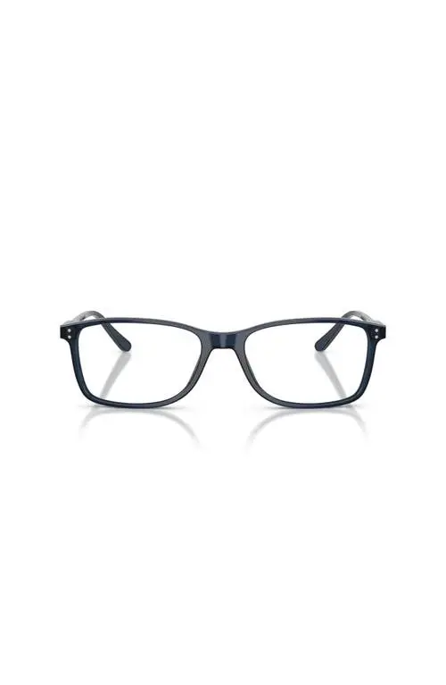 Polo Ralph Lauren 56mm Rectangle Full Rim Eyeglasses