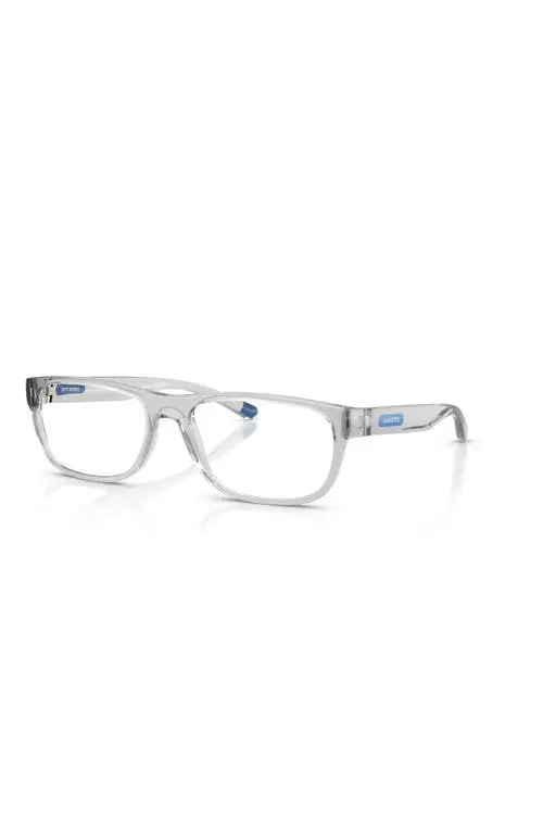 ARNETTE 58mm Rectangle Full Rim Eyeglasses - Grey