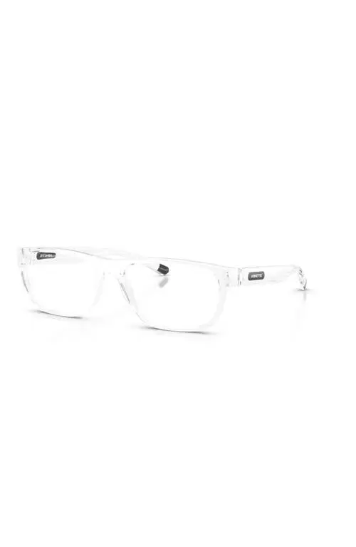 ARNETTE 58mm Rectangle Full Rim Eyeglasses - Transparent