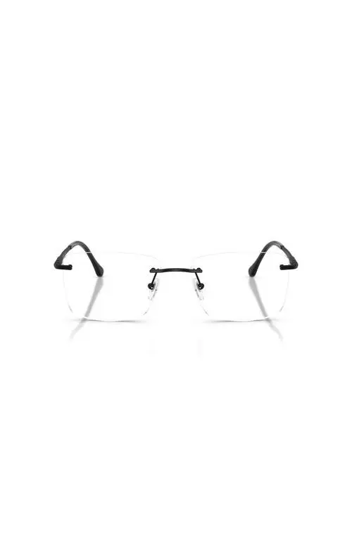 SFEROFLEX 55mm Square Optical Glasses - Black