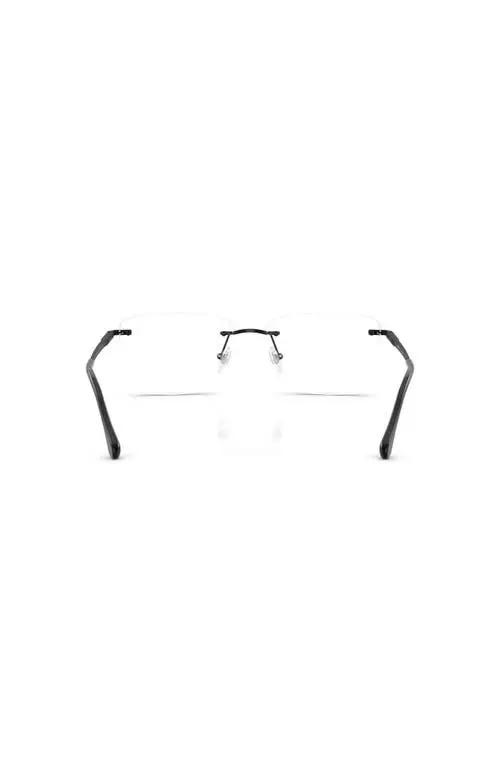SFEROFLEX 55mm Square Optical Glasses - Black