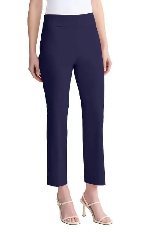 Jones New York Pull-on Straight-leg Trousers