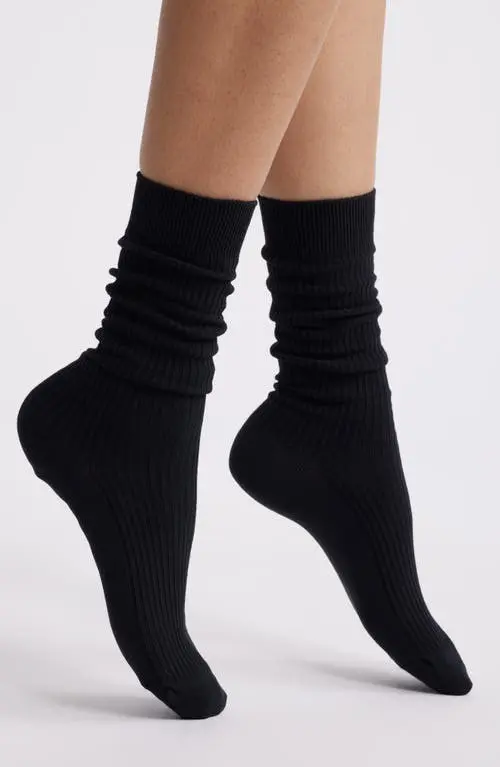 Nordstrom Slouch Dress Socks - Black