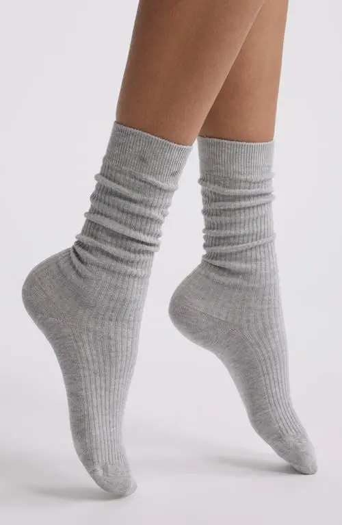 Nordstrom Slouch Dress Socks - Grey Heather