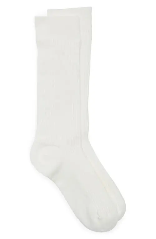 Nordstrom Slouch Dress Socks - Ivory Tofu