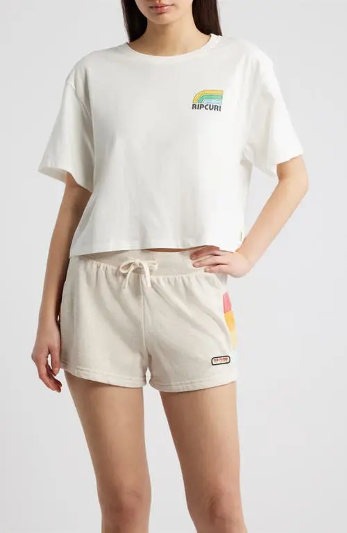 Rip Curl Graphic Cropped T-shirt