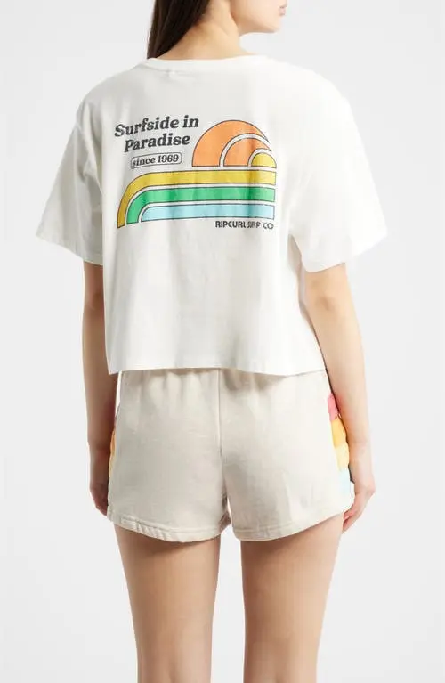 Rip Curl Graphic Cropped T-shirt