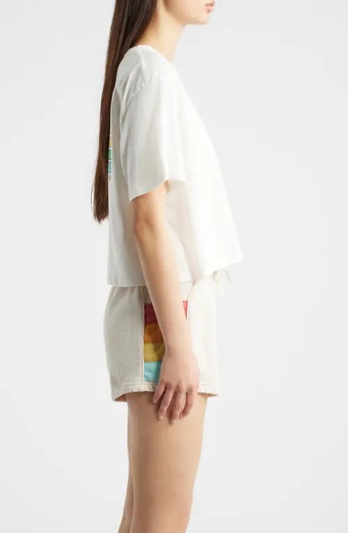 Rip Curl Graphic Cropped T-shirt