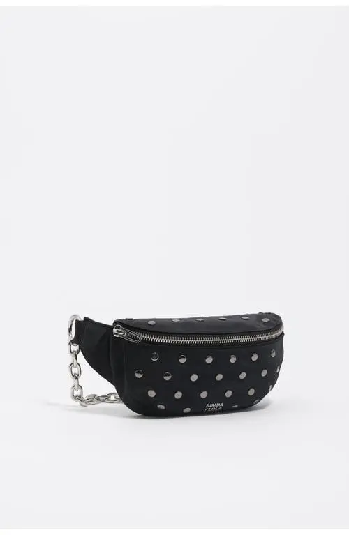 Bimba Y Lola Nylon Bumbag With Chain Strap