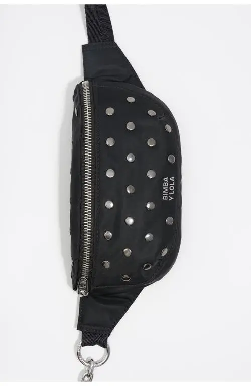 Bimba Y Lola Nylon Bumbag With Chain Strap
