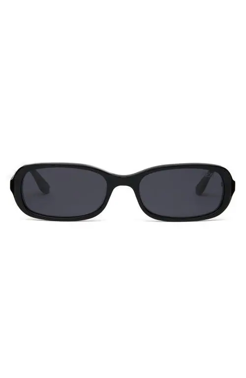 Dezi Cindy 54mm Oval Sunglasses - Black/blackout