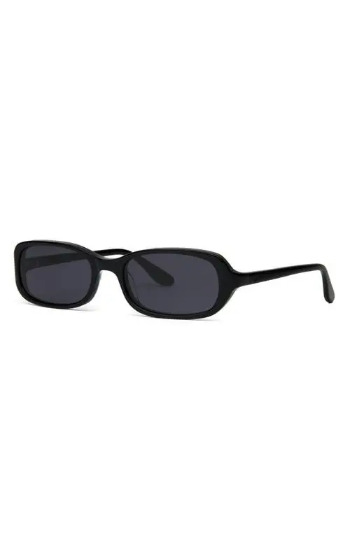 Dezi Cindy 54mm Oval Sunglasses - Black/blackout