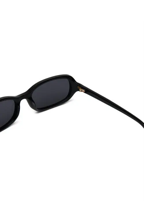 Dezi Cindy 54mm Oval Sunglasses - Black/blackout