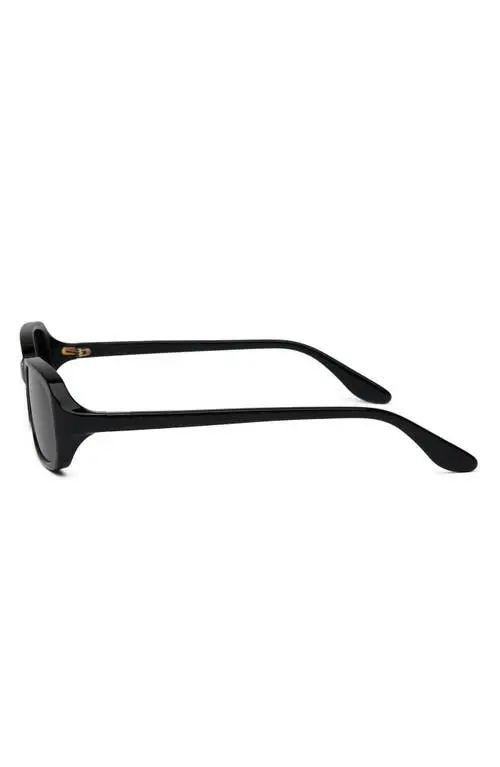 Dezi Cindy 54mm Oval Sunglasses - Black/blackout