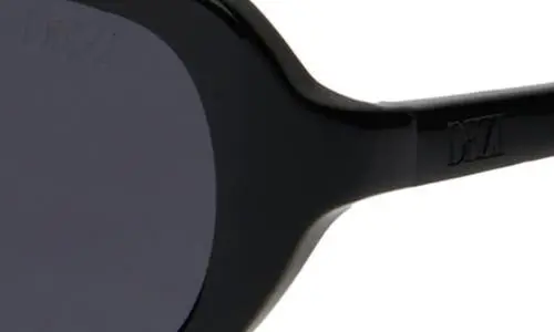 Dezi Cindy 54mm Oval Sunglasses - Black/blackout